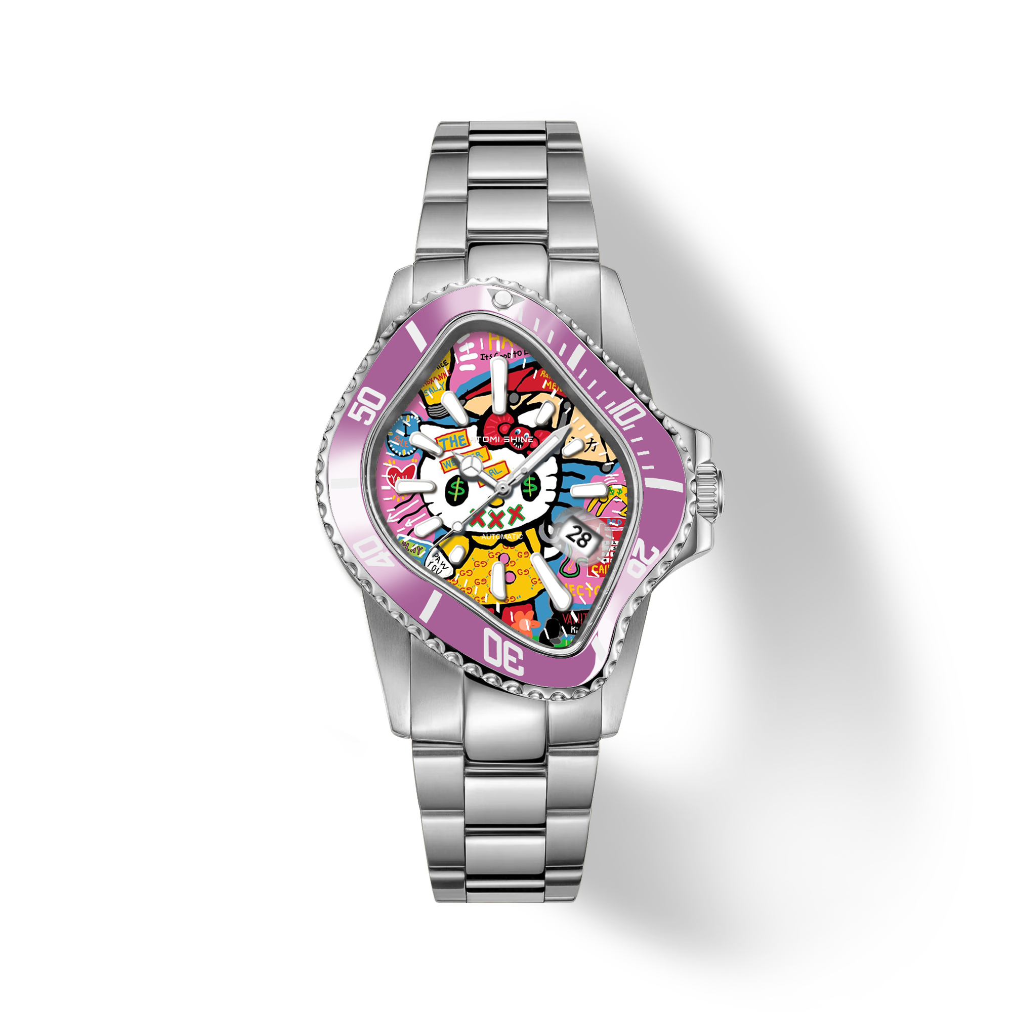 XENOFLUX CLASSIC WATCH Automatic, Neon Kitty