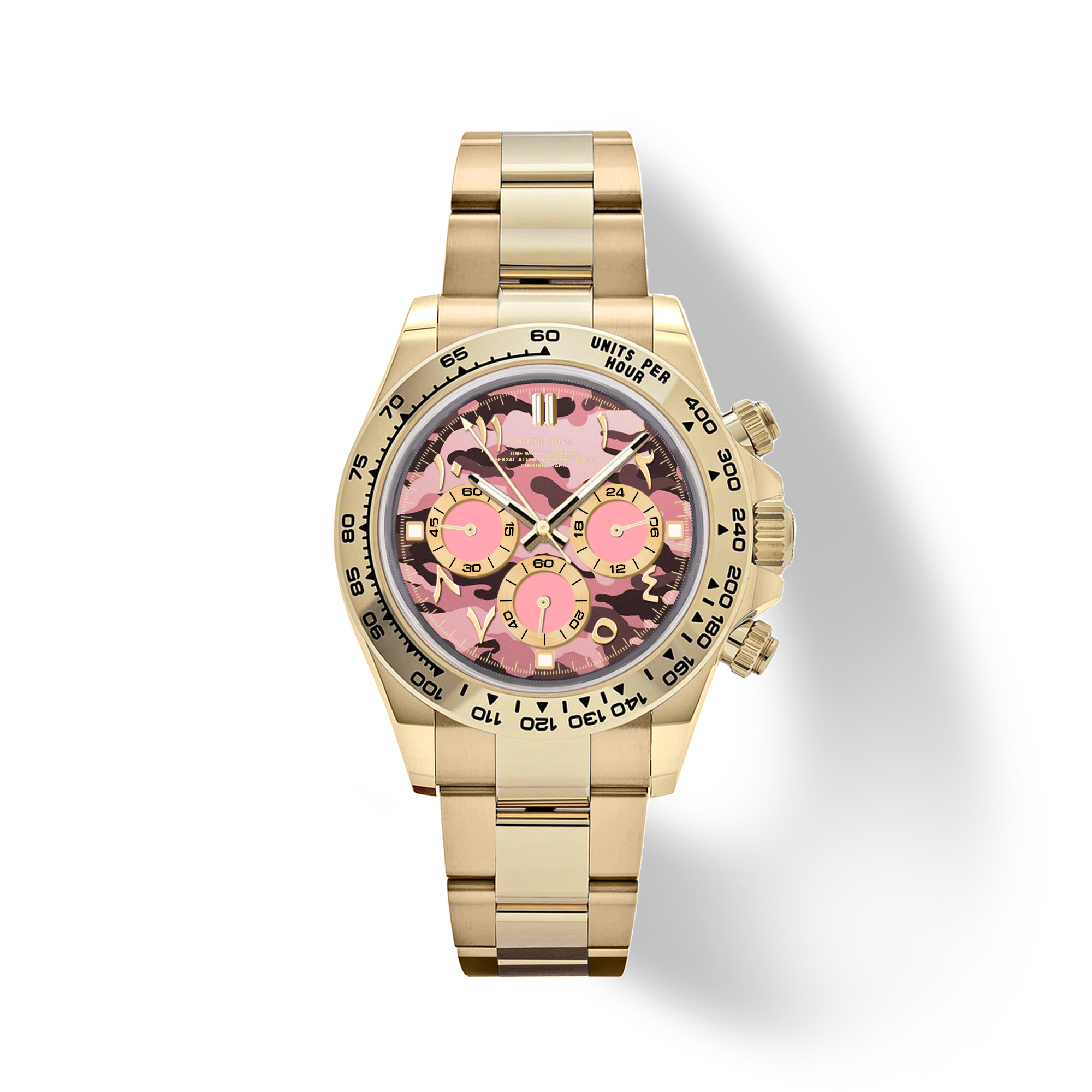 Velocirex Classic Watch 39mm, Blush Gold