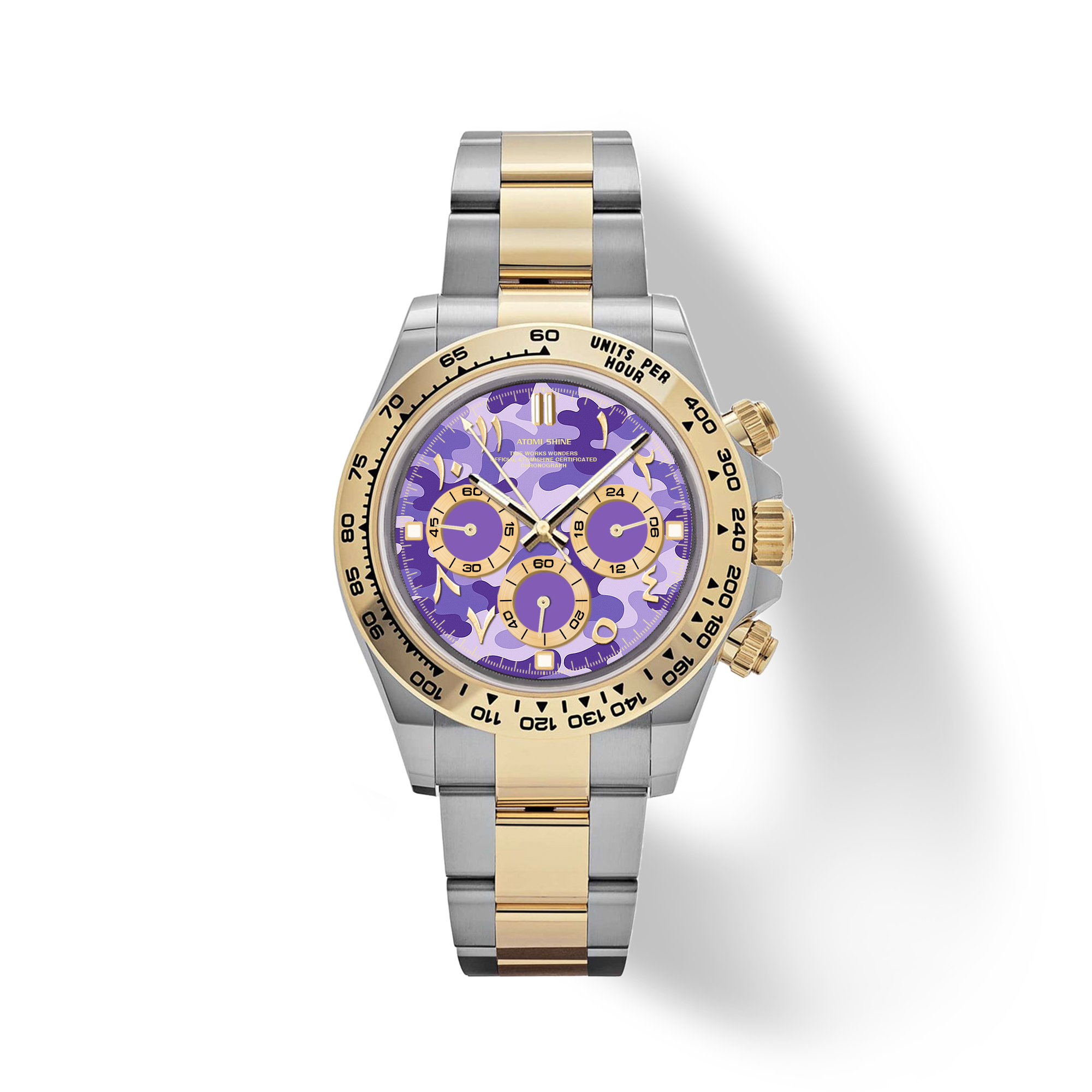 Velocirex Classic Watch 39mm, Purple Strike