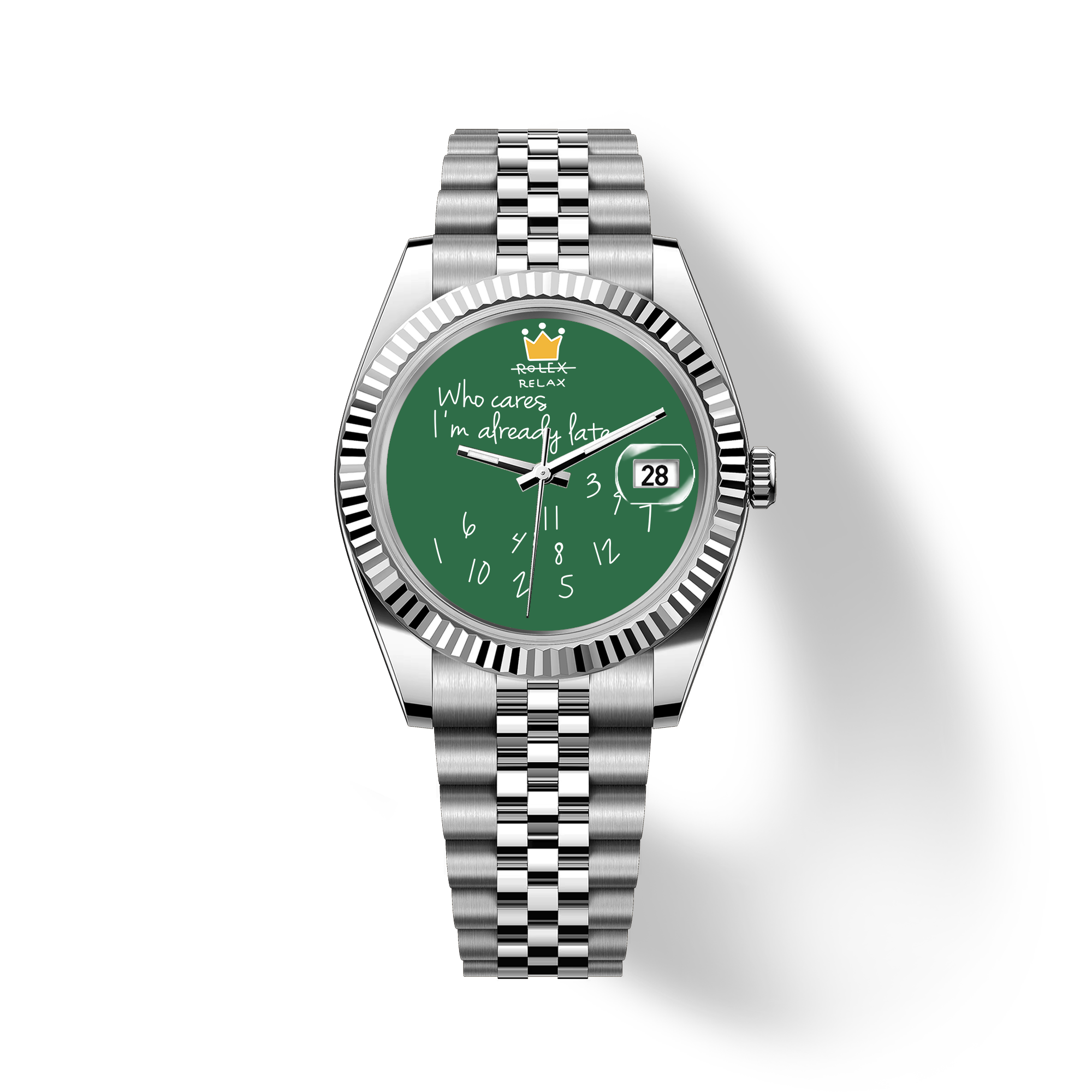 Eondate Maxi Classic Watch 40mm, Emerald Humor
