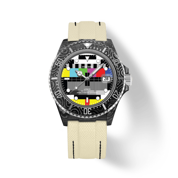Hydrocore Carbon Fiber Watch Automatic,Mosaic Glow